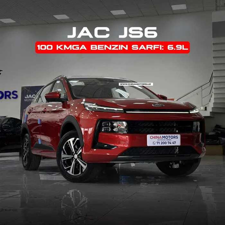 Jac JS6 shahar krossoveri sotuvda mavjud.