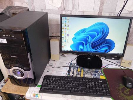 Монитор LG20/Мат.H81/CPUG3220/SSD240Gb+HDD 1 Tb/принтер HP1505+калонка