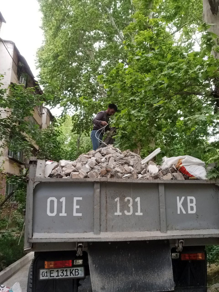 Shaharning istalgan joyidan chiqindilarni olib ketamiz!!!
вывоз строит