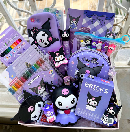 Подарочные боксы Kuromi,Mymelody,Hello Kitty, Авокадо,Стич,Лапка