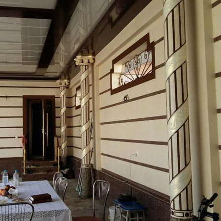 Fasad travertin dojdik atachenta liyanardo