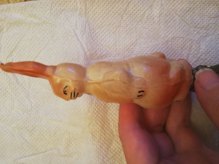 Елочная игрушка Заяц франт
