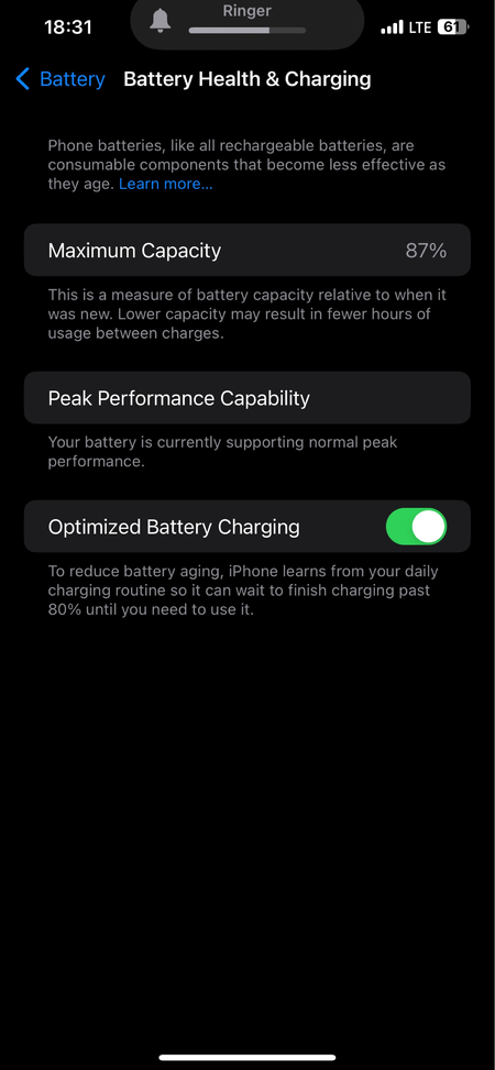 Iphone xs max holati ideal hamma joyi ishleydi hech qayeri almashmagan