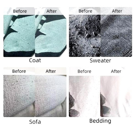 IKKI BOSHLI KATISHKA Kiyimdagi dumaloq tozalovchi LINT  REMOVER  SJ-20