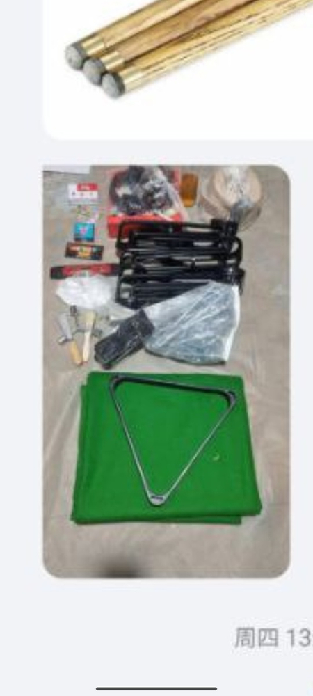 Billiard stollari Xitoydan keltirilgan  zavod ishi