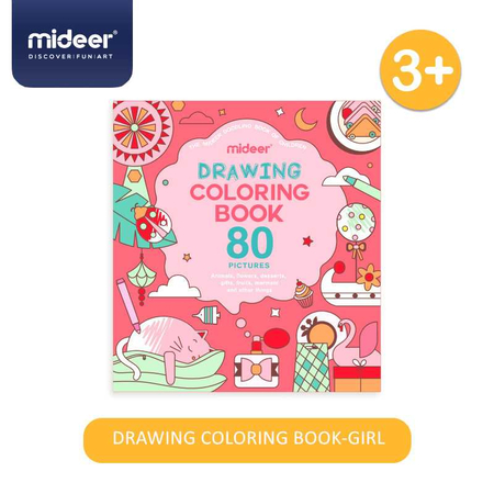Раскраска в книжном виде от компании Mideer