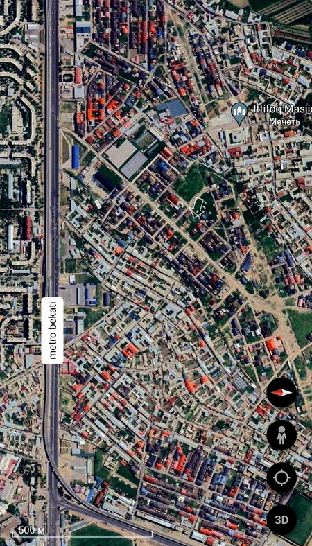 5 sotik yengi mahalla, metro, katta ko'chadan 500 metr, Xonobod