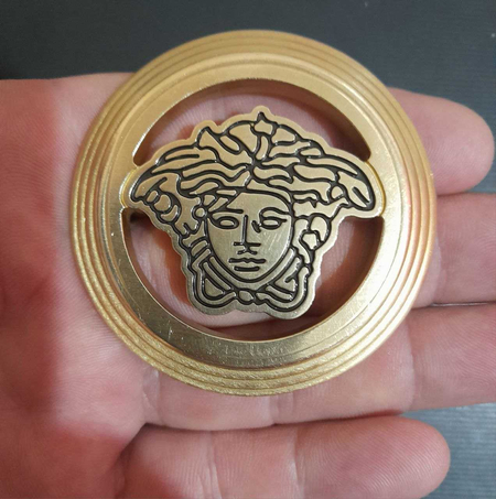 Оригинальная пряжка VERSACE из цельной латуни
