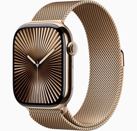 Apple watch Series 10 Titanium Gold
