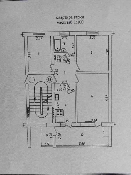Квартира 3/3/4, 72 м², Юнусабад-18