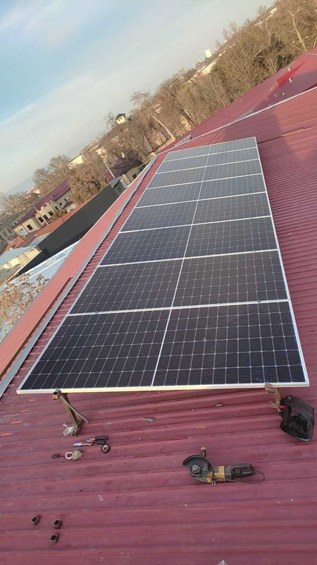 Quyosh panel ustanovka qilamiz