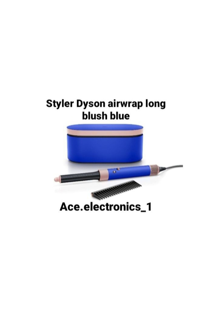 Dyson airwrap long blush blue
