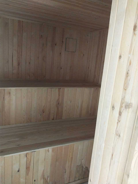 Dacha saunali uchaska hovli