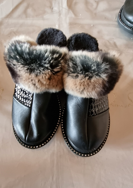 Зимные тапочки с мехом и летные Турция. Qishki mexli va yozgi tapochka