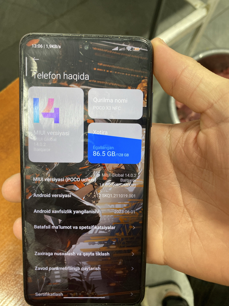 Poco x3 6/128 telefon
