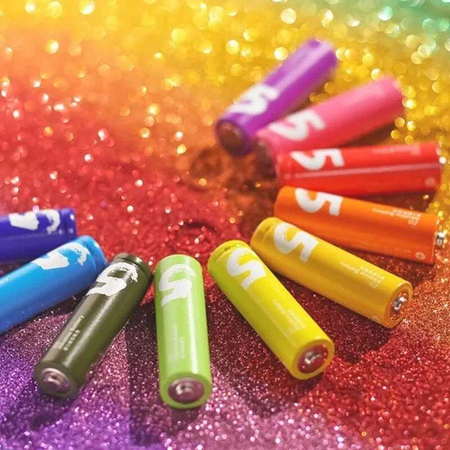 Батарейка Xiaomi ZMI Rainbow ZI7 тип AAA, уп. из 10 шт. батарейки AAA
