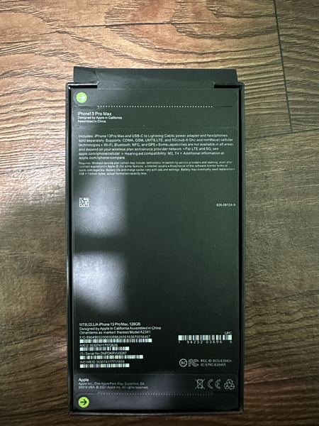 Коробка iphone 13 pro max 128 black