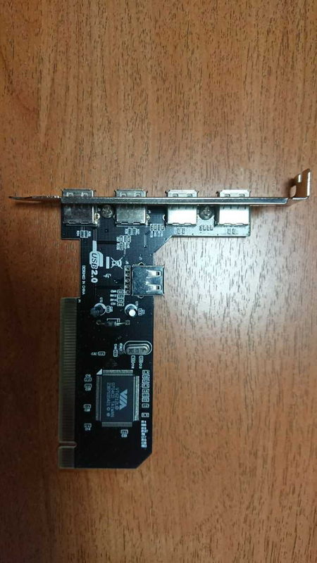 Продам PCi card расширитель  USB 2.0 5 port