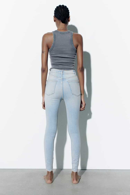 Обтягивающие skinny джинсы ZARA Размер euro36 (S ) , USA - 4 , 27джинс