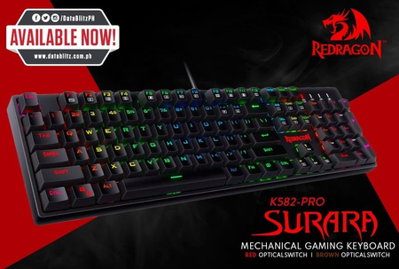 Русская Заводская Раскладка! Redragon K582  Механическая Клавиатура