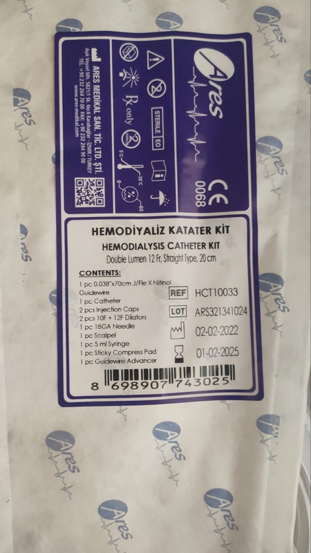 Gemodializni kateter.