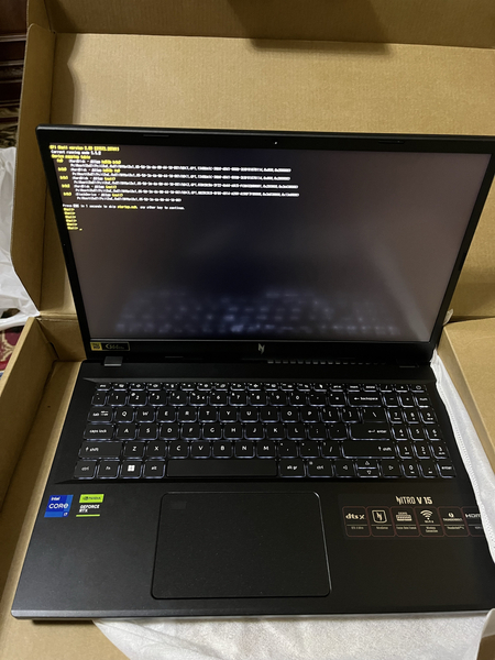 Acer nito V15 yengi turipti