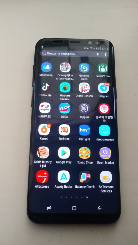 SAMSUNG Galaxy S8 plus 64 gb yevro