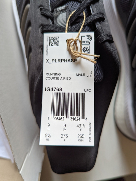 оригинал adidas boost X_PLRPHASE черные