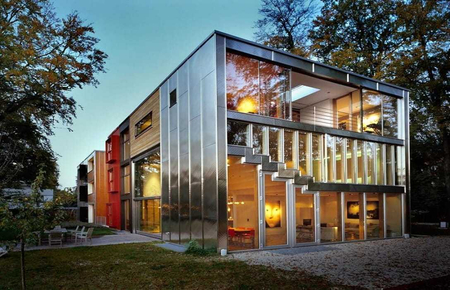 Двери Loft eshik Стеклянные Фасадное остекление Раздвижные двери