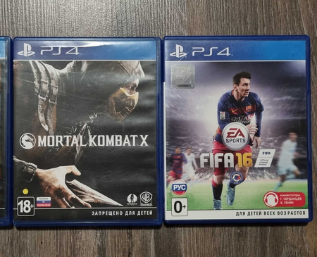 Диски для PS4 в идеальном состоянии