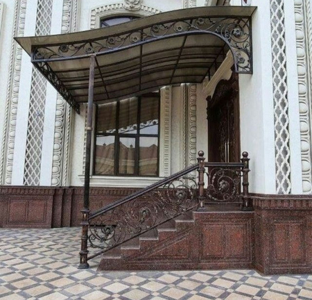 Варота Дарвоза решётка навес ясимиз.