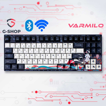 Игровая механическая клавиатура Varmilo VPE87 Chang'e Triple Mode PBT