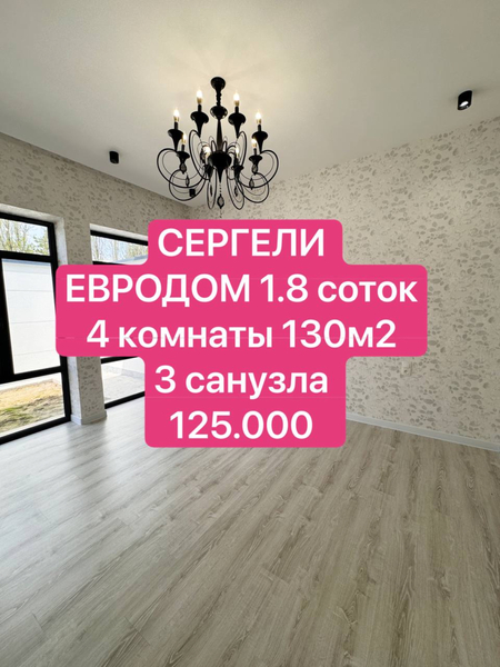 Новый Евродом Сергели, 1.8 соток!