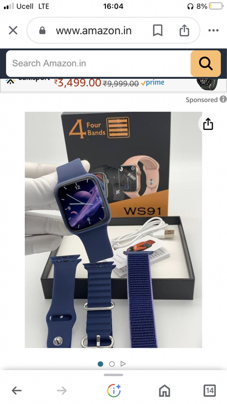 Ws91 model smartwatch