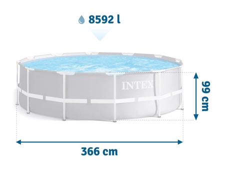 Basseyn Intex 366×99 cm skidka бассейн intex