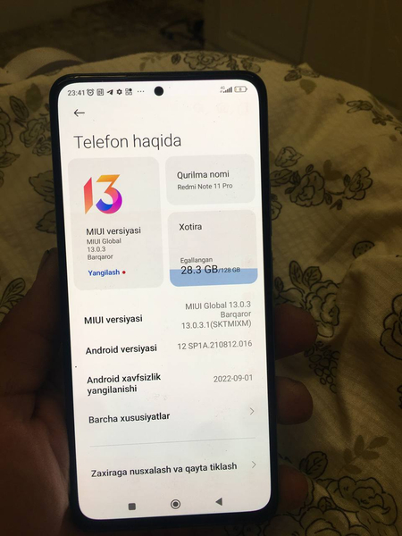 Redmi note 11pro 5g