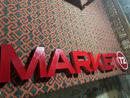 Reklama yozuv market 72