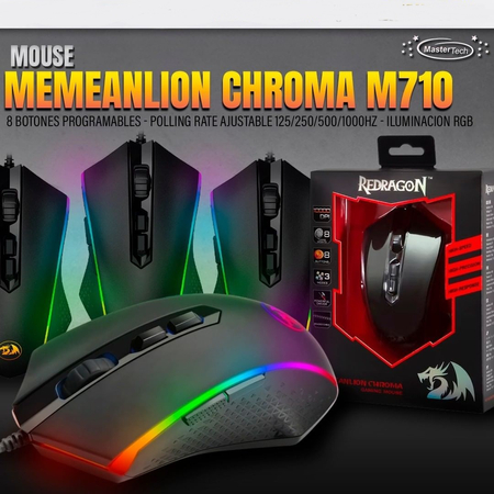 Топ!RGB Игровая мышка/мышь Redragon Memeanlion M710 Chroma(DPI 10K)