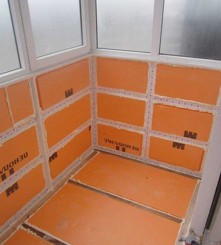 Качественно утепляем балкон