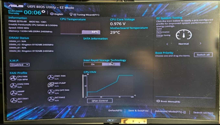 ASUS PRIME Z270-AR & Pentium G4560 & 16GB RAM & Arctic Cooler - COMBO