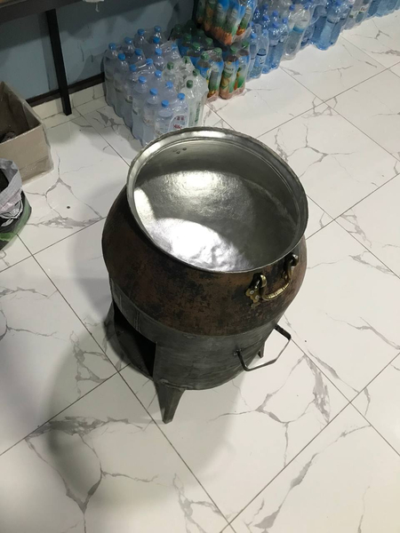 Mis qazon kazan qozon 8 kilo osh ketadi