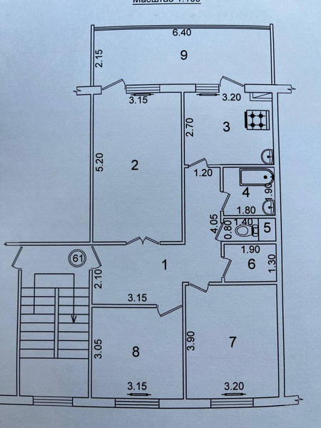 Юнусабад 19 квартал 3/4/5 (78²) продаётся квартира