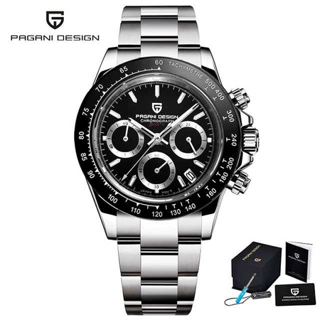 Pagani Design Rolex Daytona часы хронограф омаж сапфир сталь