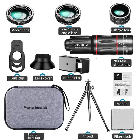 Telephoto mobile phone lens