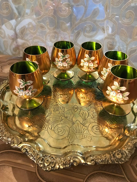 Фужеры богемия