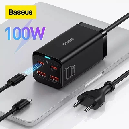 Baseus Gan 3 Pro 100w Быстрая зарядка с кабелем на 100w