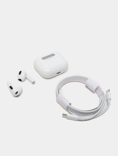 Беспроводные наушники Air Pods 3 сенсорные, с беспроводной зарядкой