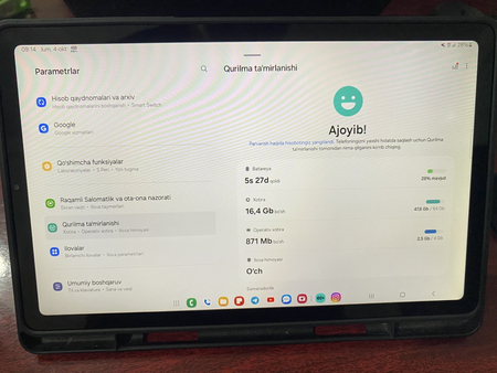 Planshet. Samsung tab s6 Lite. 64gb  4gb