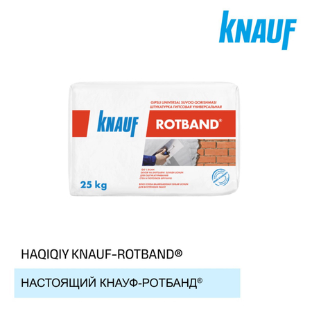 Knauf gipsa karton kafel kley shpaklofkalar bor