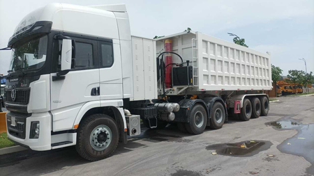 Сотувда мавжуд! Shacman X5000 CNG кушмча ярим тиркамалар 60 т